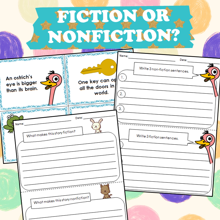 Fiction or Non Fiction? Ficción o No Ficción? English & Spanish - Payhip