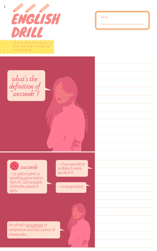 "Succumb": Definition + How to Use in Sentences - Payhip