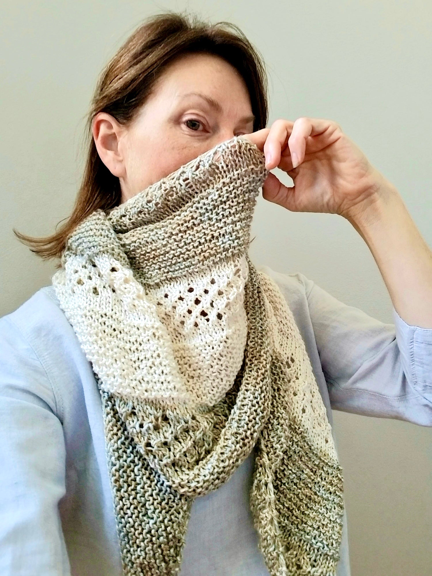 Asymmetrical Scarf Pattern/ Beginner Shawl Pattern - Payhip