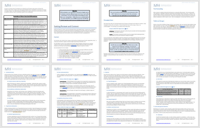 MRH ProGuide and Template: Developing an RFP Response - Payhip
