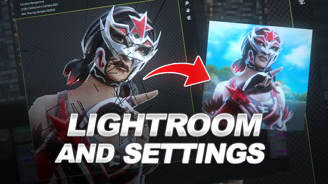 FORTNITE BLENDER LIGHTROOM, SETTINGS AND HDRI AND SCREENSHOT PACK FILES ...