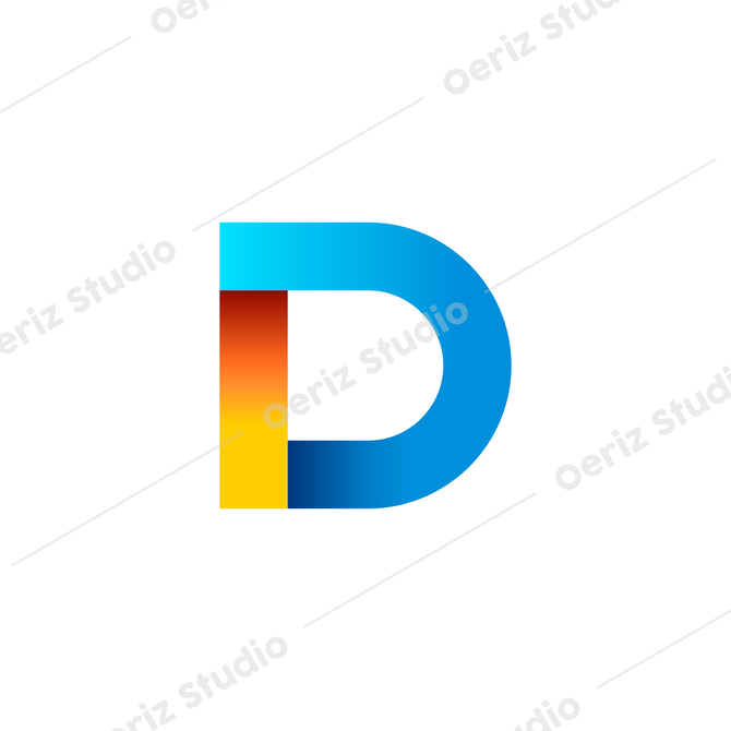 Colorful D Logo - Payhip