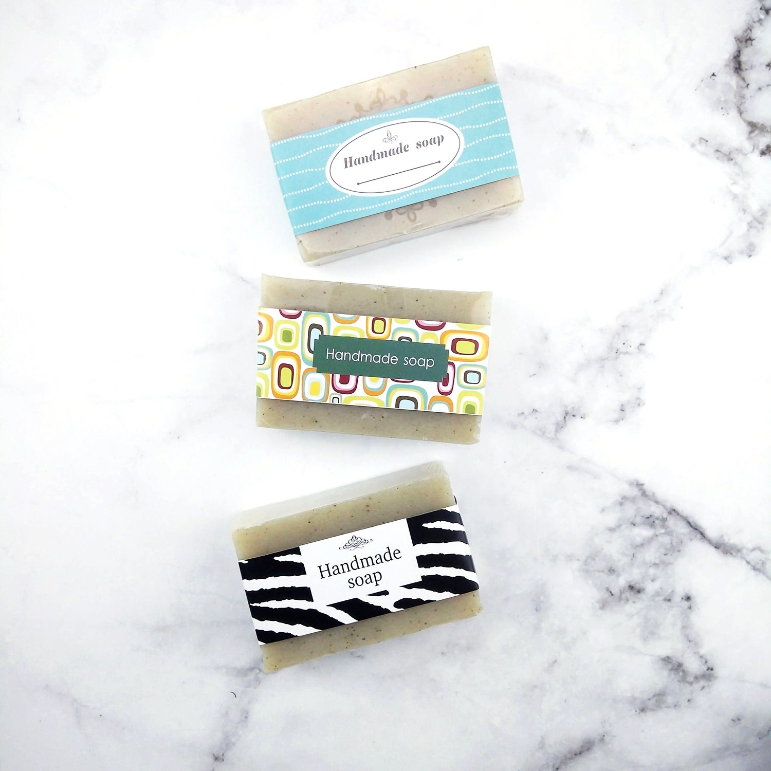 Soap Wrap Label, Handmade Soap Wrapper Label DIY Soap Packaging 100PCS ...