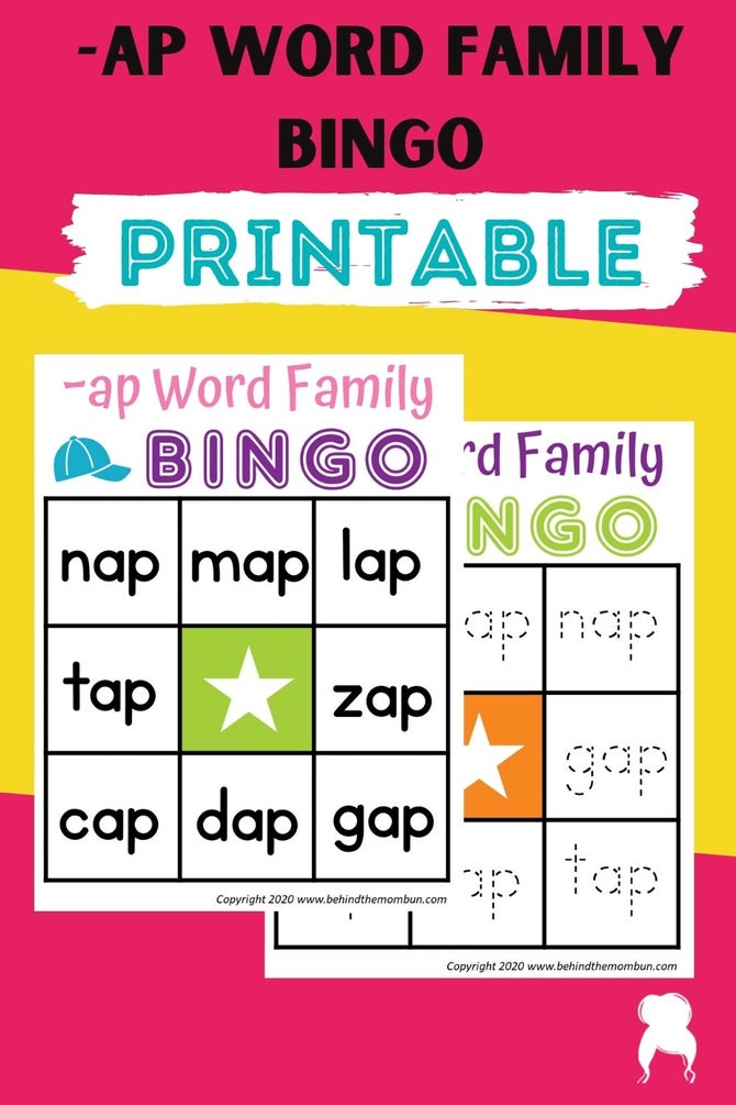 AP Word Family Bingo Games - Payhip