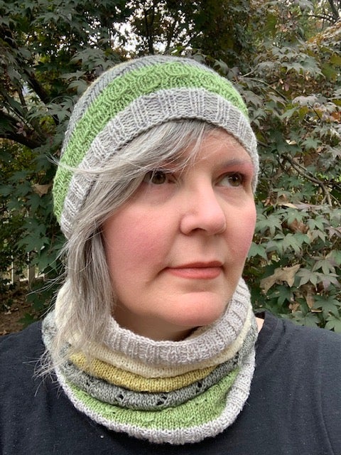 Pollen Count Hat and Cowl set knitting pattern PDF - Payhip