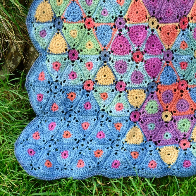 Kaleidoscope Crochet Blanket PDF Pattern - Payhip