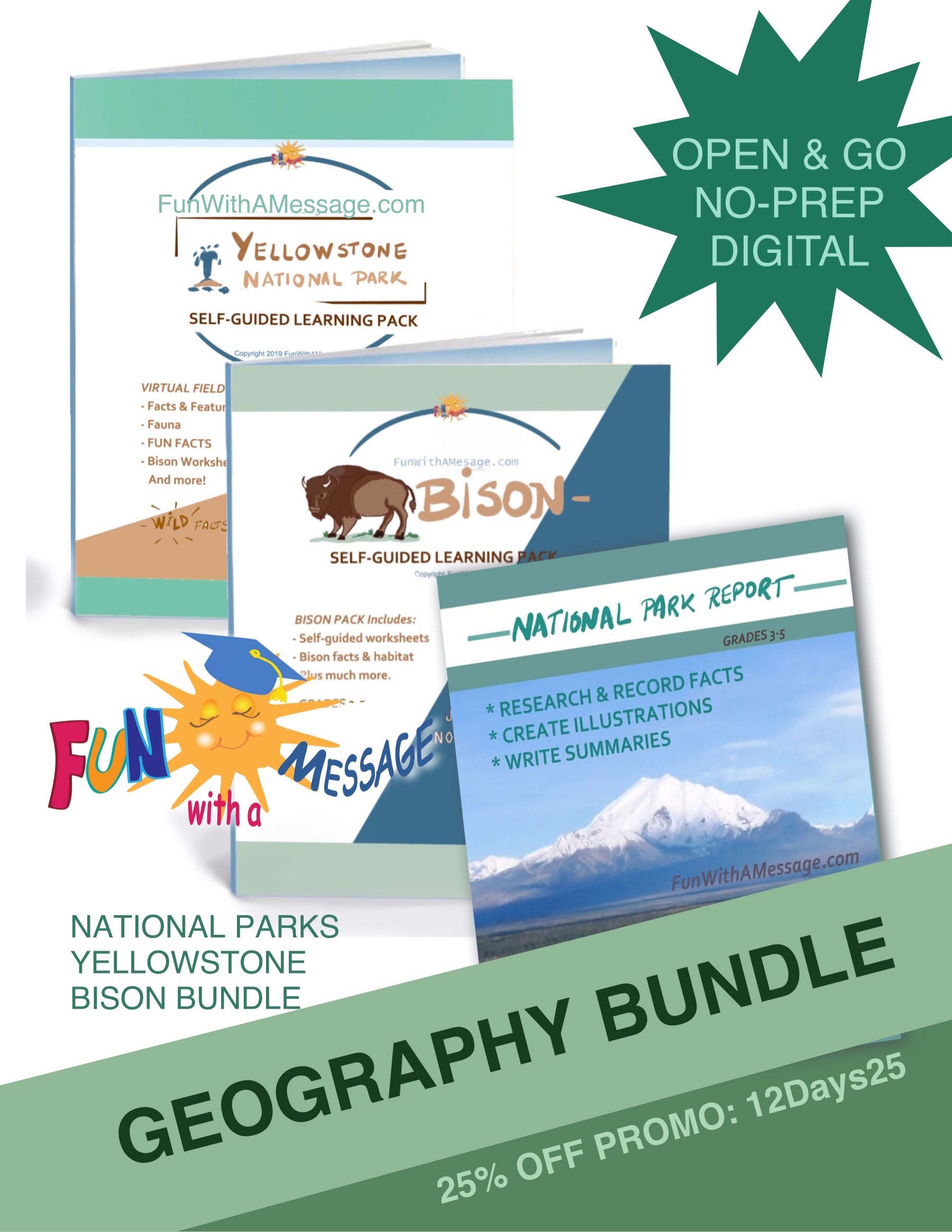 GEOGRAPHY BUNDLE YELLOWSTONE NATIONAL PARK - Payhip