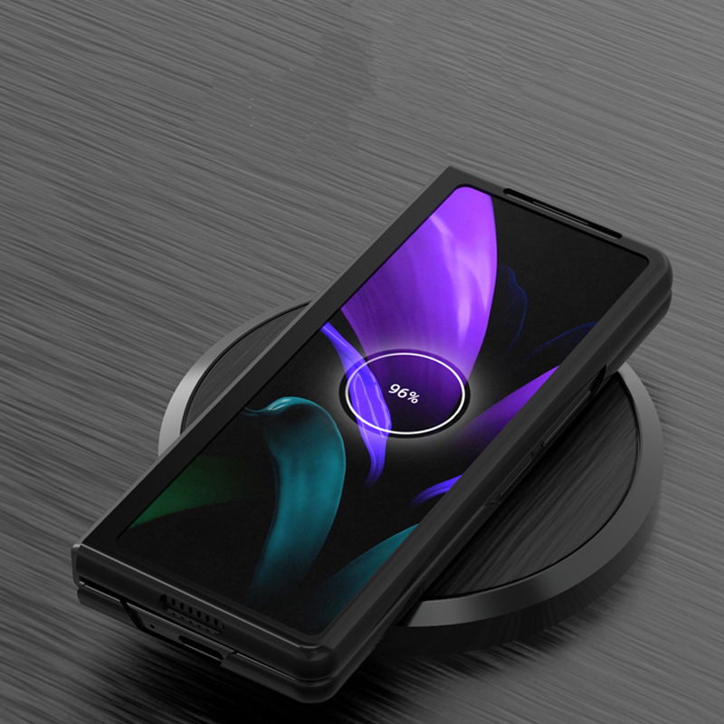 New Phone Flip Case Samsung Galaxy Z Fold 2 Case Cover Genuine Leather ...