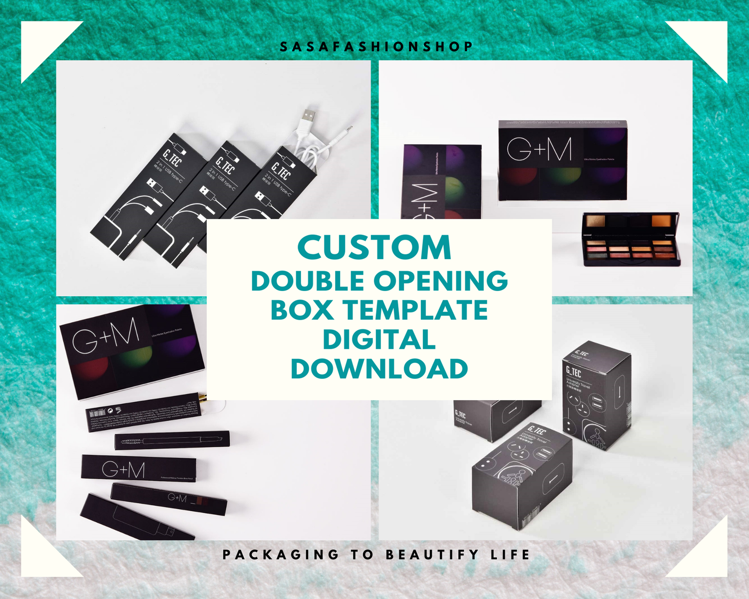 Custom size about box template gift box/Bottle box/3C box/Clothing box ...