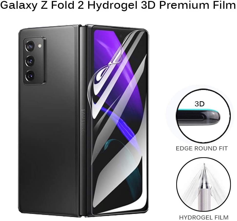 4x In 1 Screen Protectors for Samsung Galaxy Z Fold 2 Front & Back ...