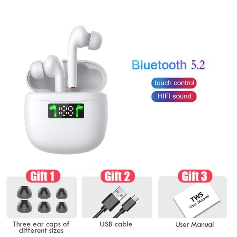 Best TWS Wireless Earphones Bluetooth 5.2 Led Display Earbuds Stereo ...