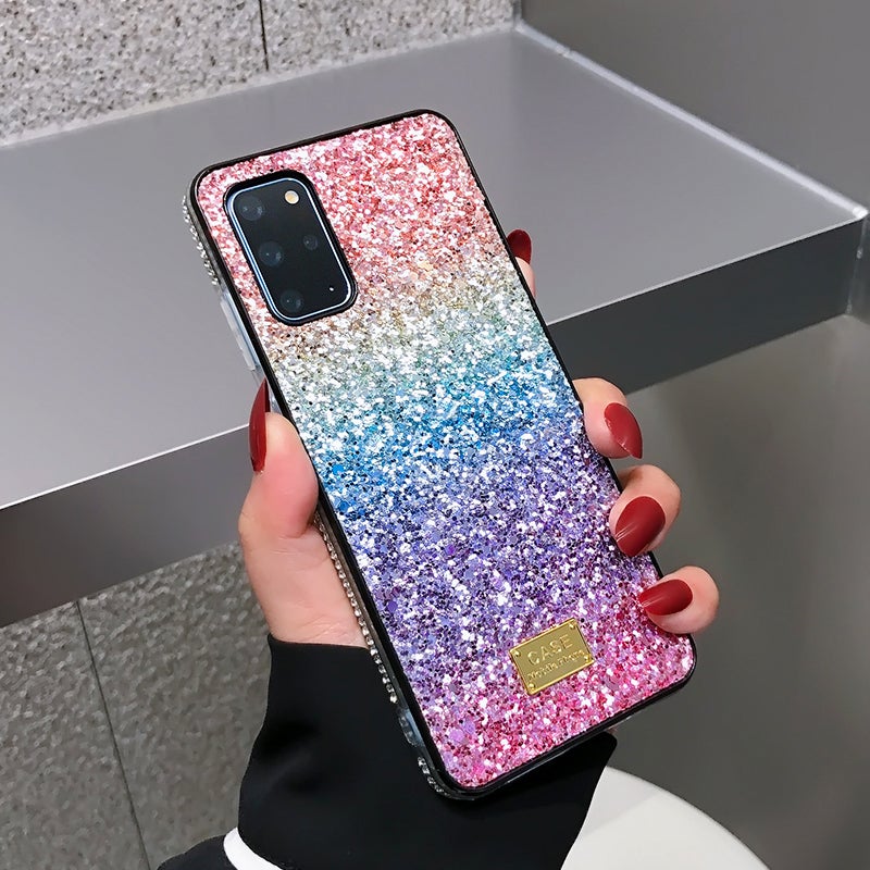 New Model Glitter Rainbow Design Samsung Galaxy Note 20 Ultra Case - Payhip