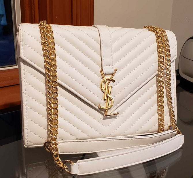 Yves Saint laurent | YSL envelope female chevron chevron | YSL vintage ...