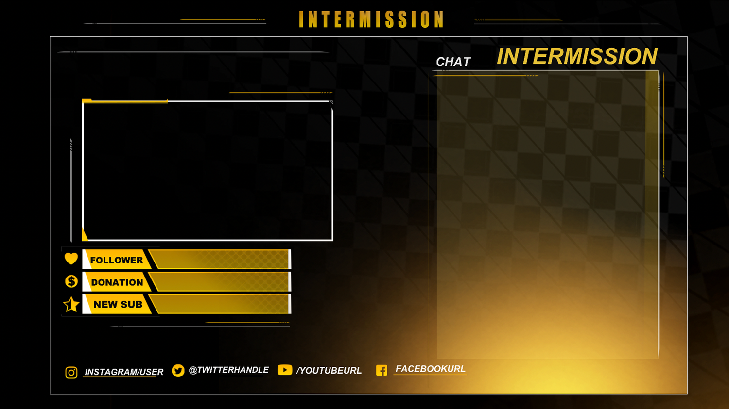 Twitch & Youtube OBS Stream Template - (Bright Memory) - Payhip