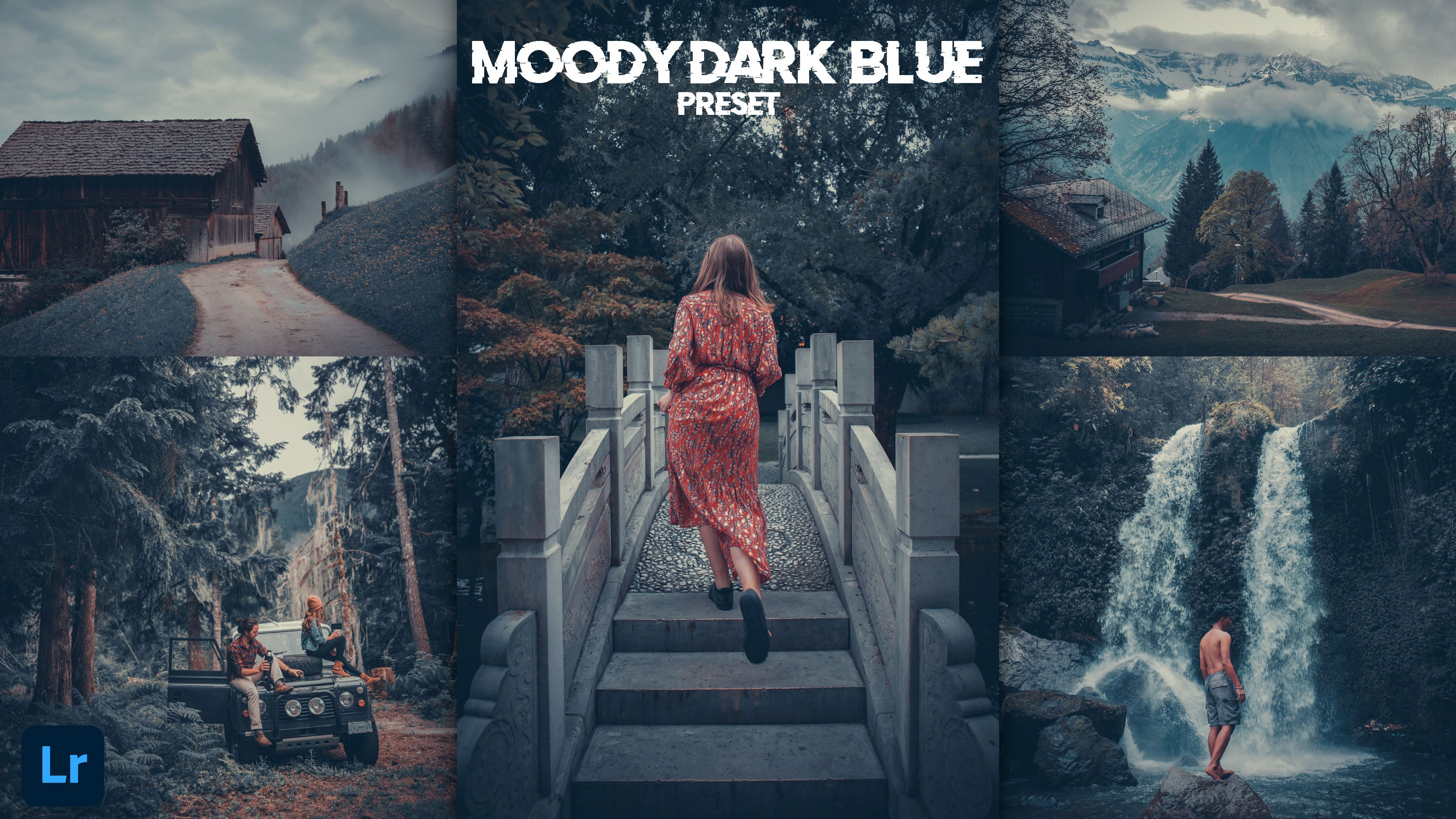 MOODY DARK BLUE Preset - Lightroom Presets | Dark presets | Blue Presets | Moody Presets - Payhip