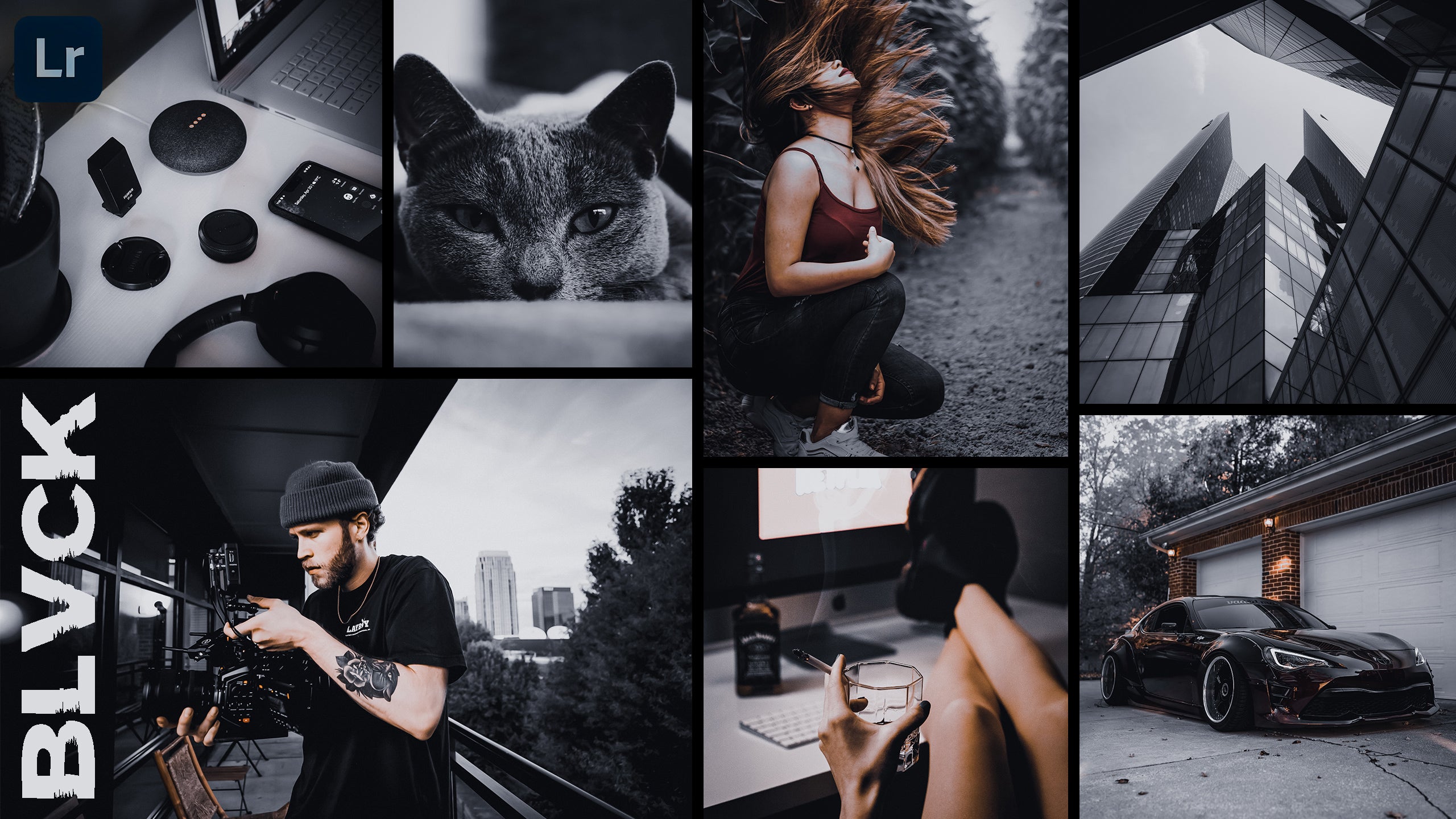 3 BLVCK tone Presets - Lightroom Presets | Black Presets | Dark Presets ...