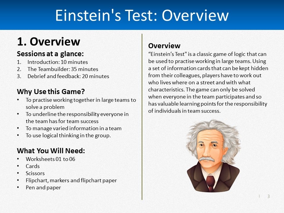 Teambuilder 43: Einstein's Test - Payhip