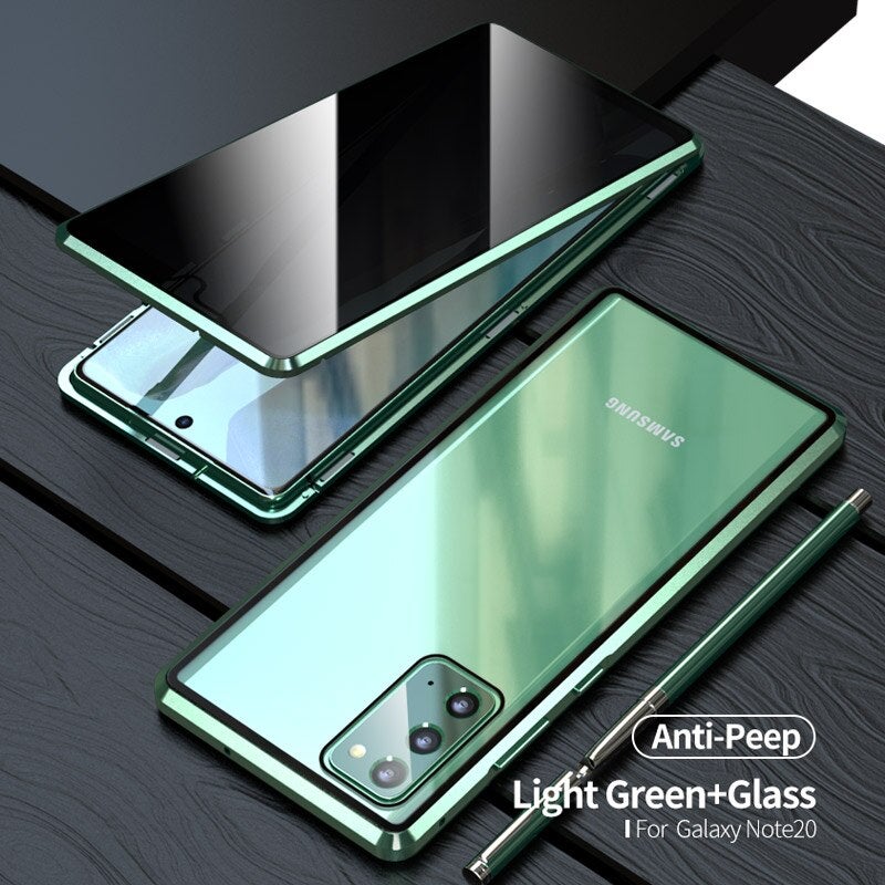 Newest Luxury Samsung Galaxy Note 20 Ultra Magnetic Case Anti Peep ...