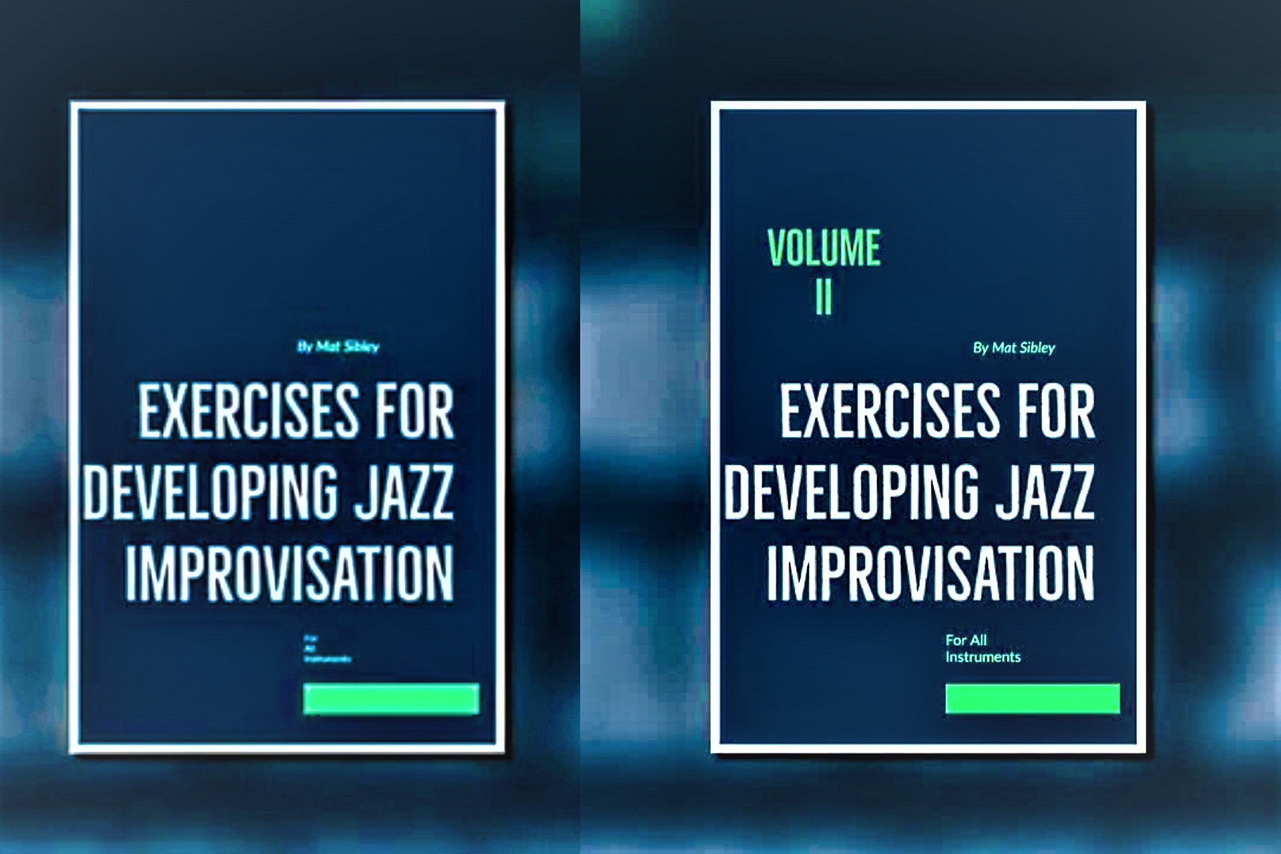 Exercises for Developing Jazz Improvisation Vol I II Bundle Bass Clef ...