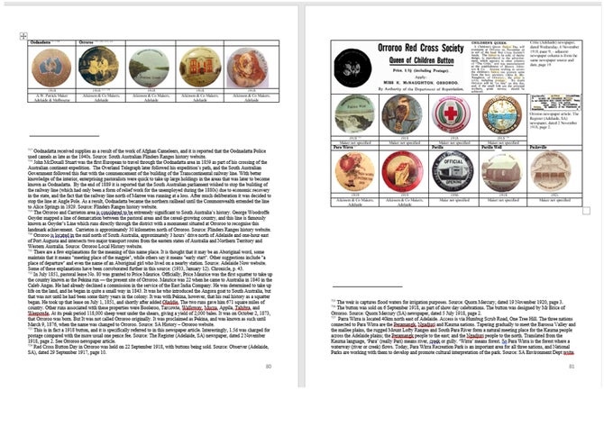 NEW 2021 South Australia's World War One Badges issued by 286 towns ...