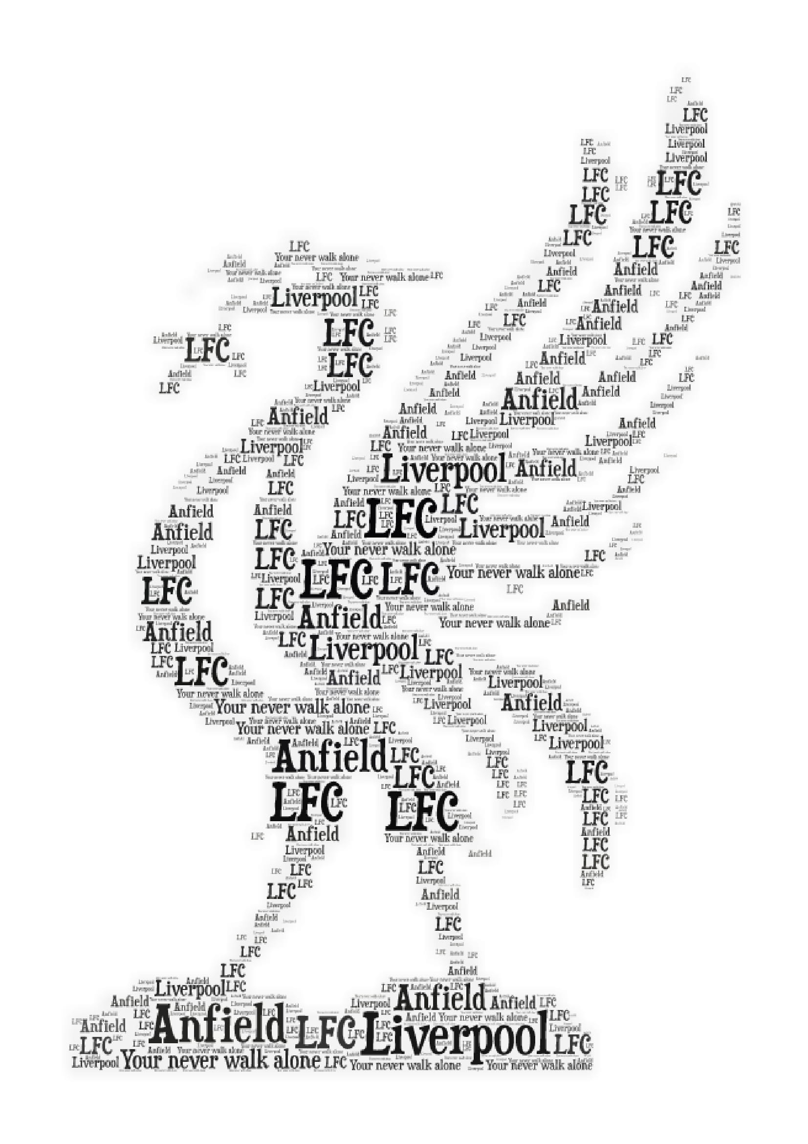 Liverbird (Liverpool) Digital Word Art Print - Payhip