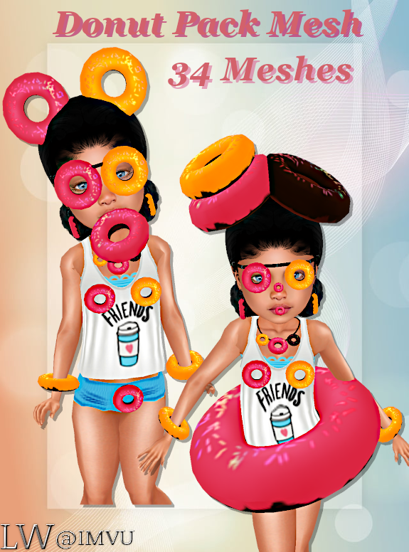 Donut Pack MESH-34 meshes - Payhip