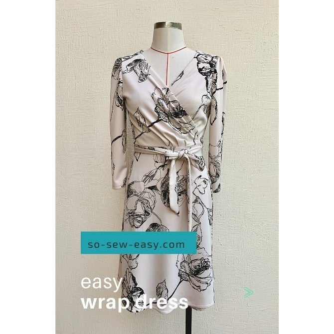 Easy Wrap Dress Pattern - Payhip