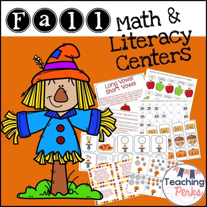 Seasonal Math and Literacy Center and Bundle for 1st-3rd - Payhip