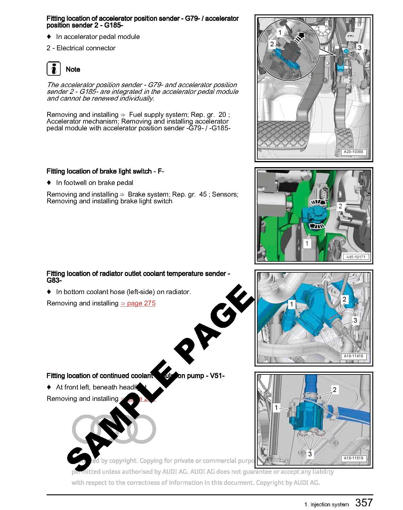AUDI A6 C7 S6 RS6 4G 2011-2018 WORKSHOP SERVICE REPAIR MANUAL (PDF ...