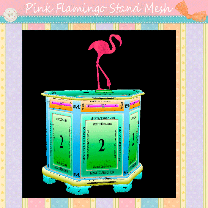 PINK FLAMINGO STAND MESH - Payhip