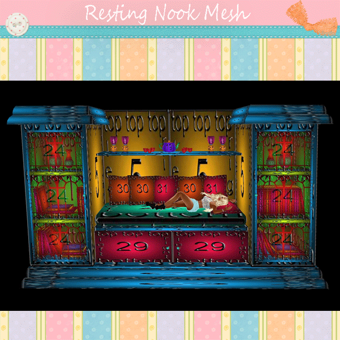 RESTING NOOK WITH CABINETS MESH - Payhip