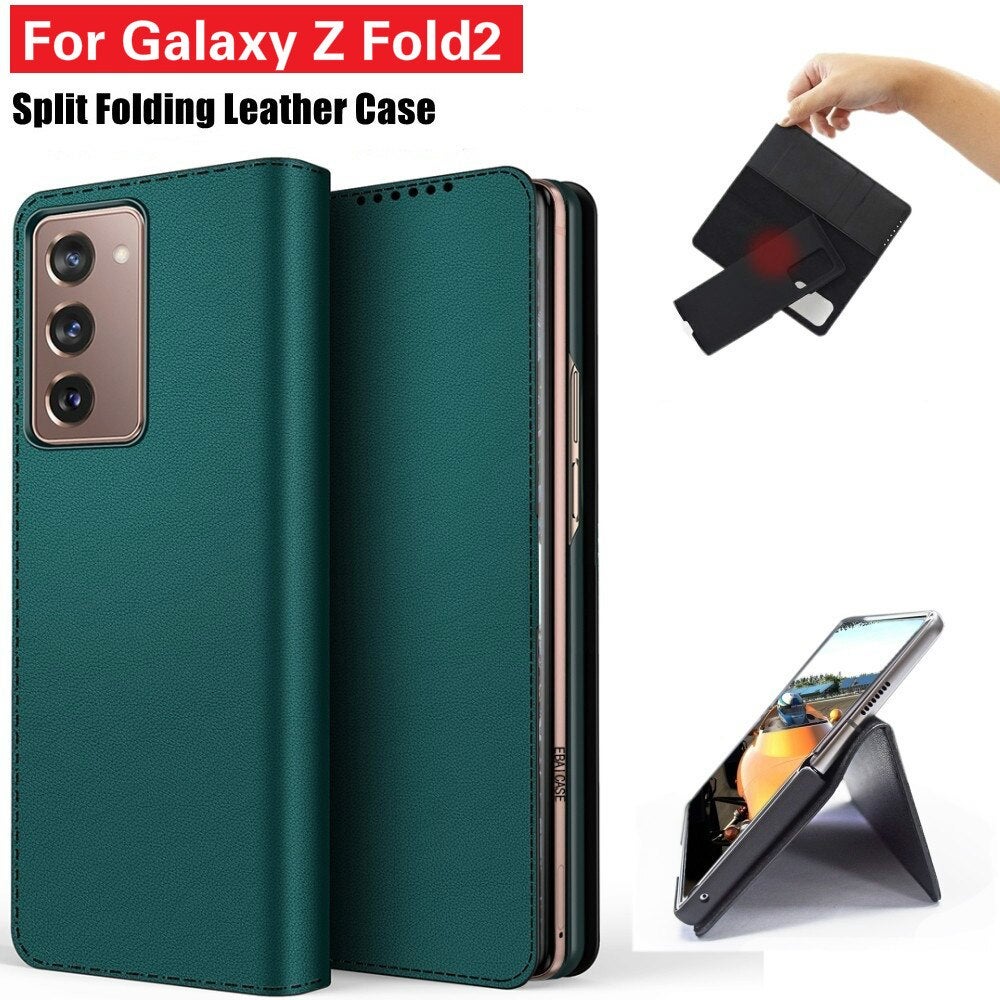 ‍Hot New Samsung Galaxy Z Fold 2 Phone Case Carbon Fiber New Leather ...