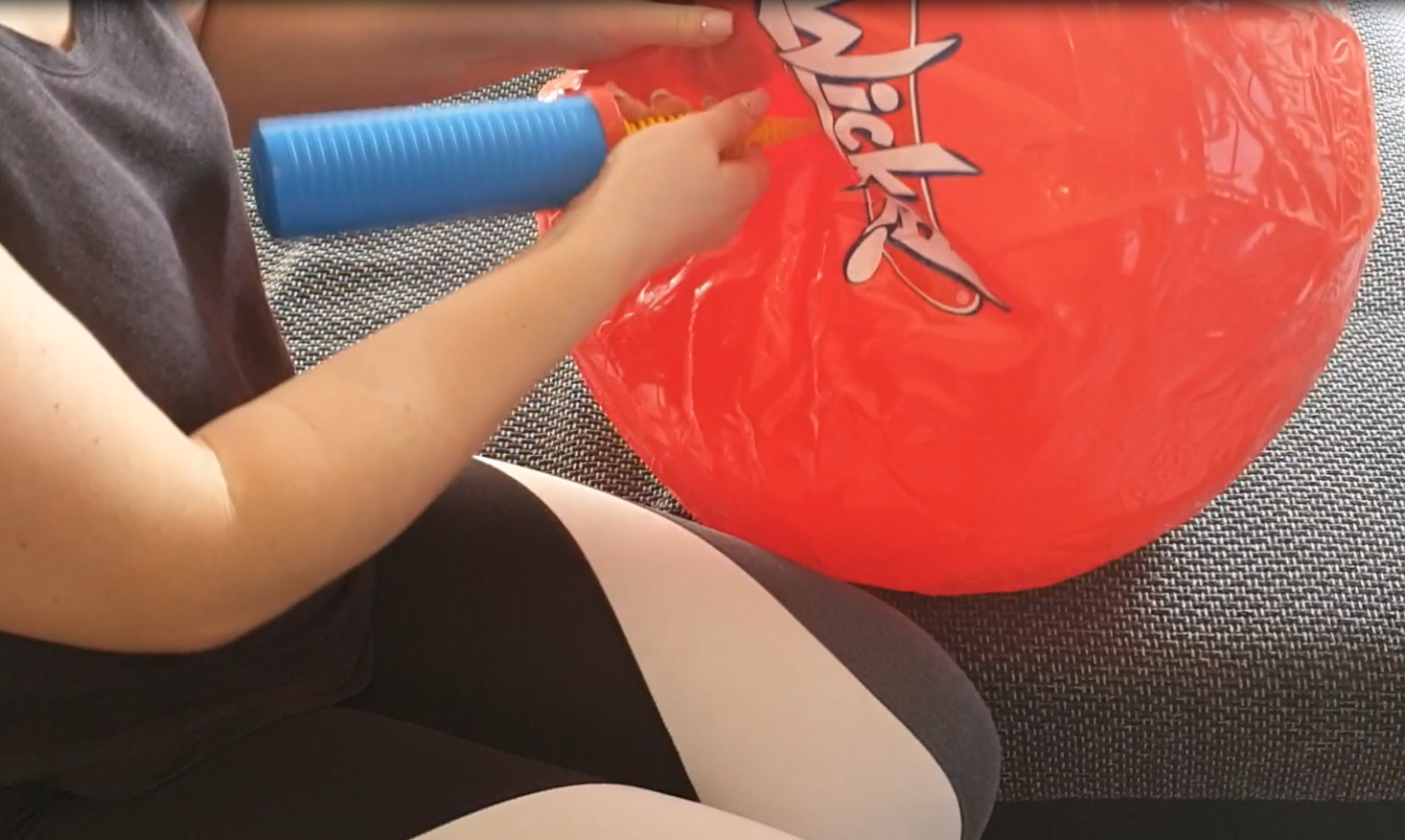 Video 54 - bouncing & popping WICKED MEGA BOUNCE gymball - Payhip