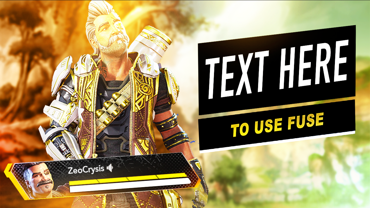 FUZE LEGENDARY SKINS APEX LEGENDS THUMBNAIL PHOTOSHOP PACK 1 - Payhip