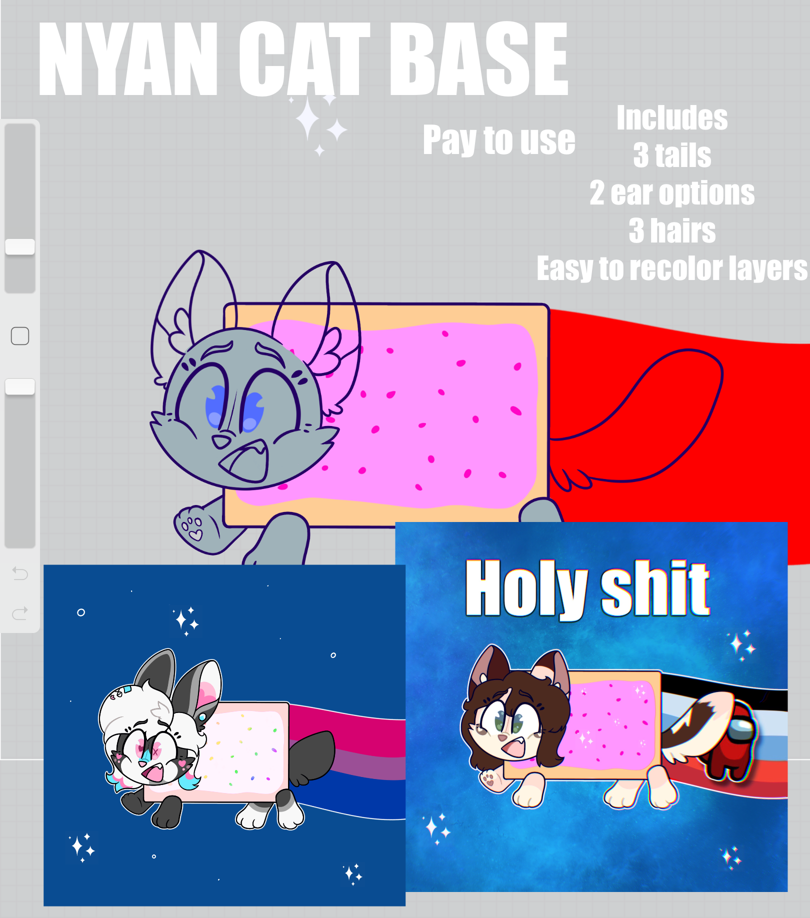 Nyan cat base! - Payhip