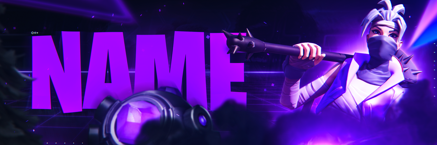 3D Fortnite Header Template (fully Customizable 3D text) - Payhip