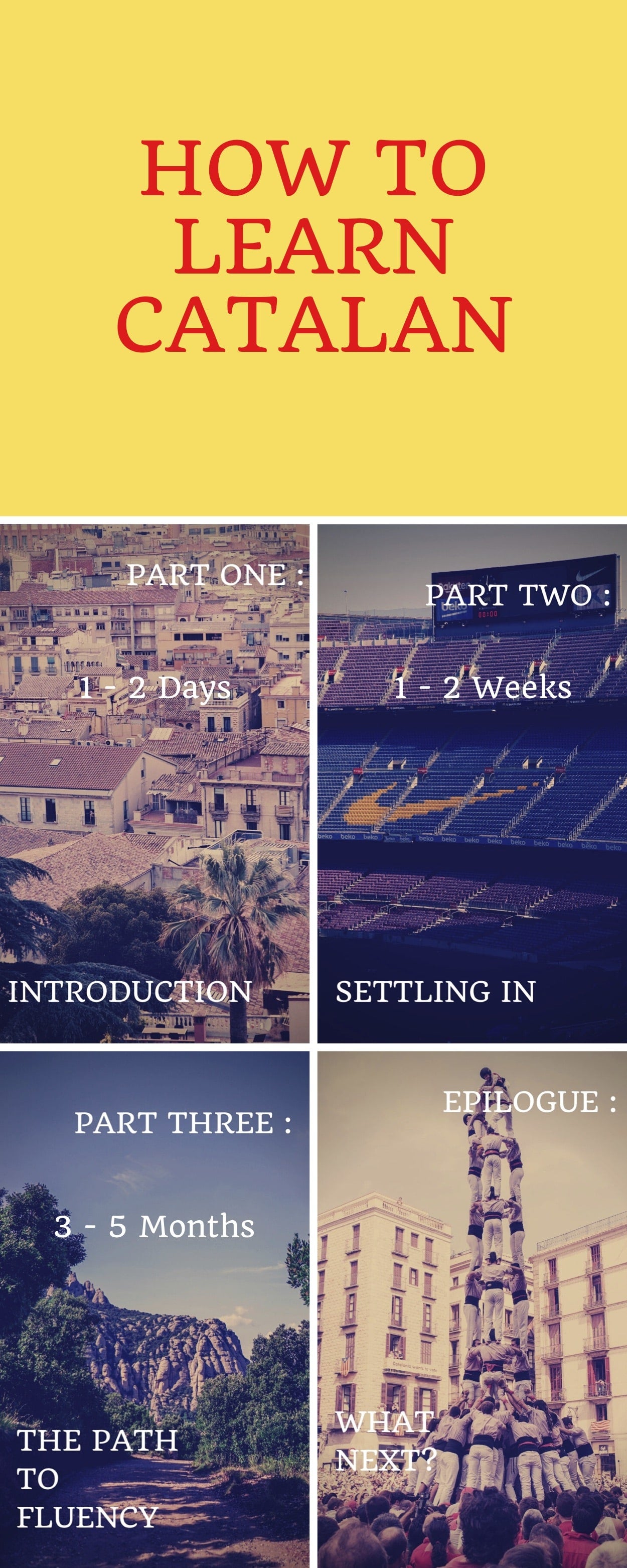 How to Learn Catalan : From Beginner to Fluency in Less Than Six Months ...