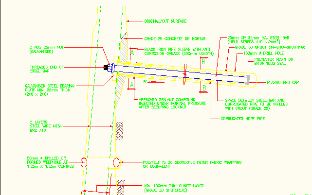 Soil Nail CAD Drawing - Payhip