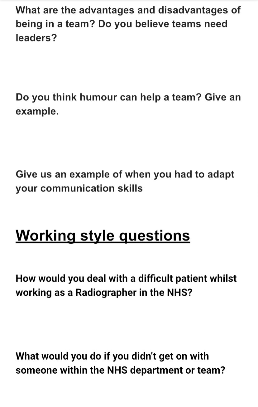 Radiography Interview Questions - Payhip