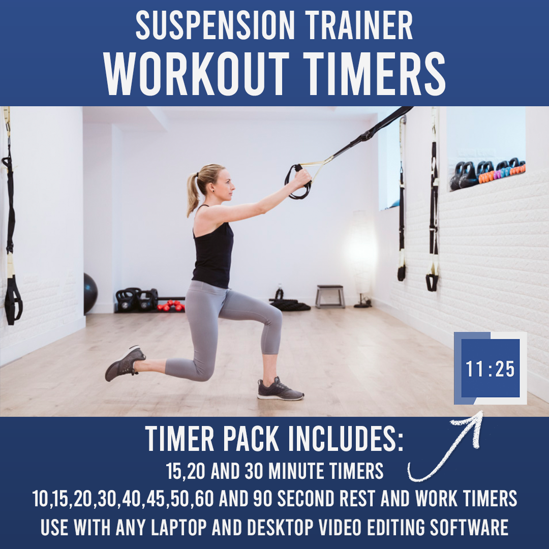 Suspension Trainer Workout Timers (Blue and White) - Payhip