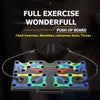 Push Ups Plate Rack Push-up Stand Board with Resistance Bands Gym Home ...