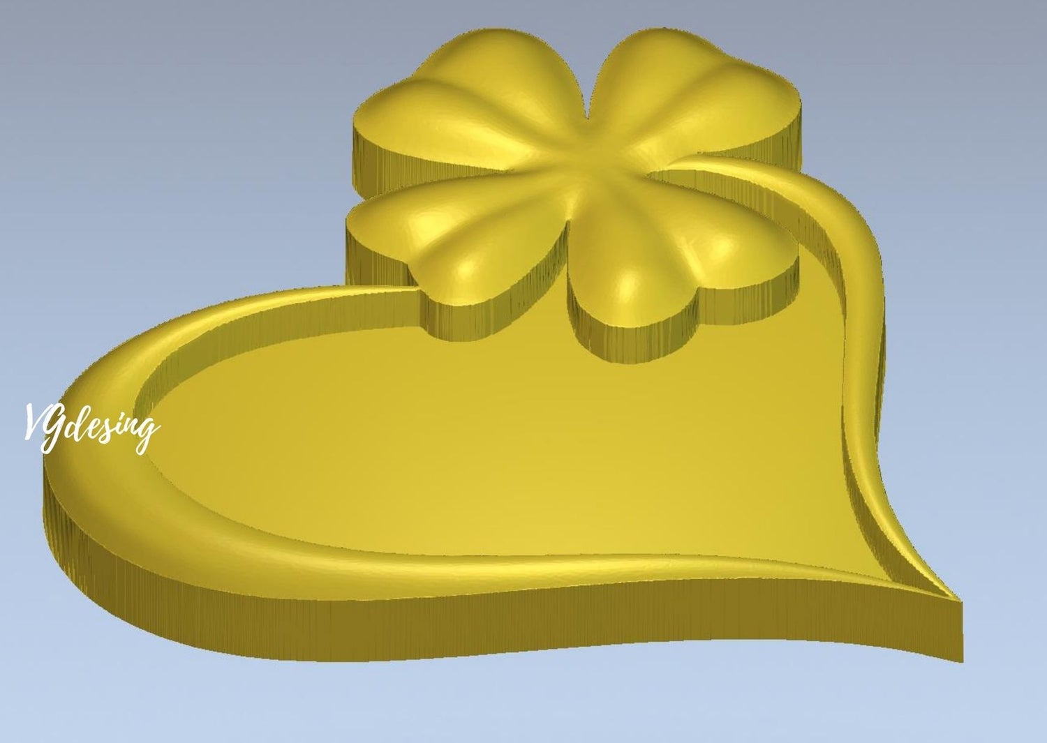 Model:138 HEART WITH CLOVER - Payhip