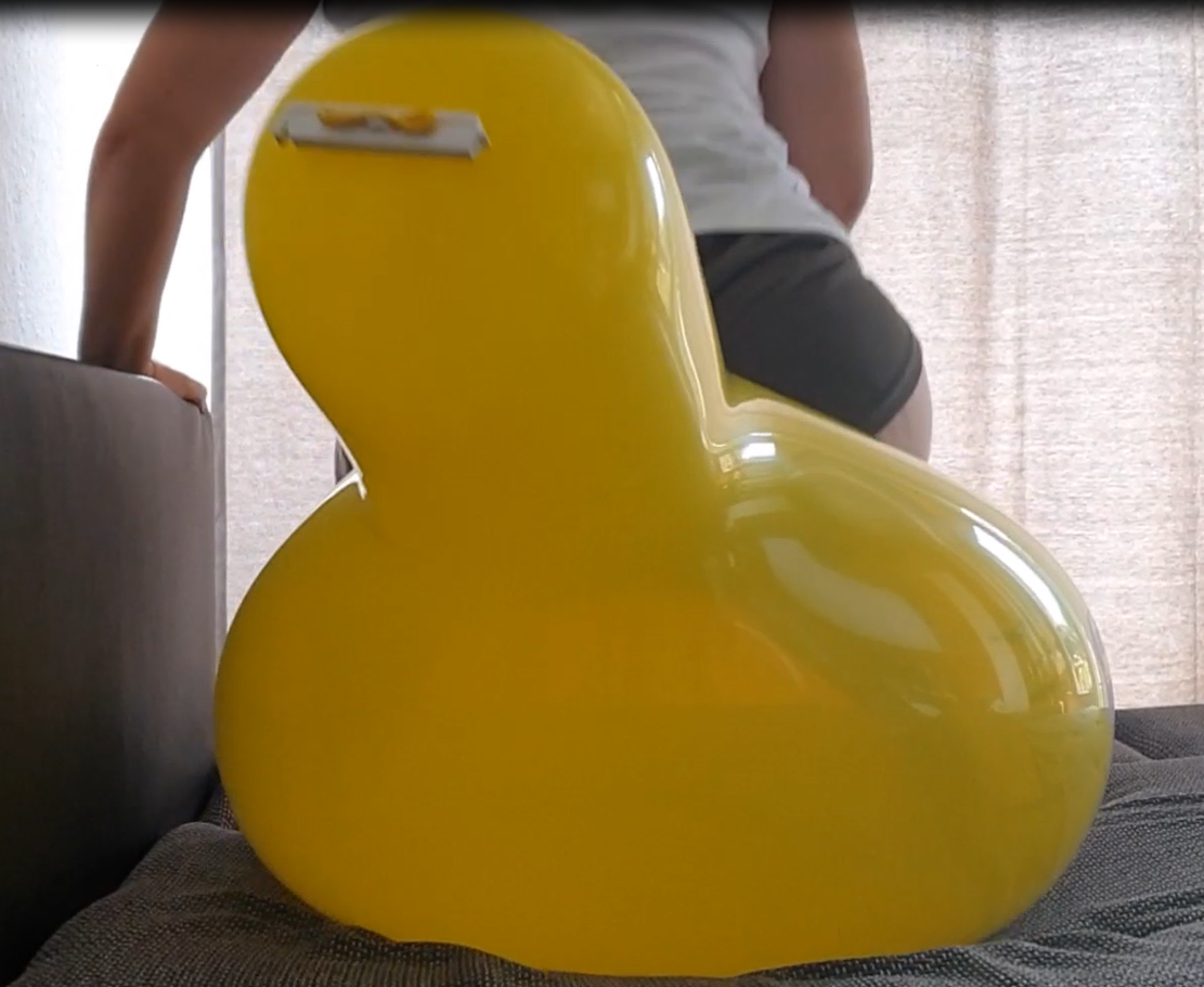 Video 69 - hard riding on a printed Qualatex 24 - Payhip