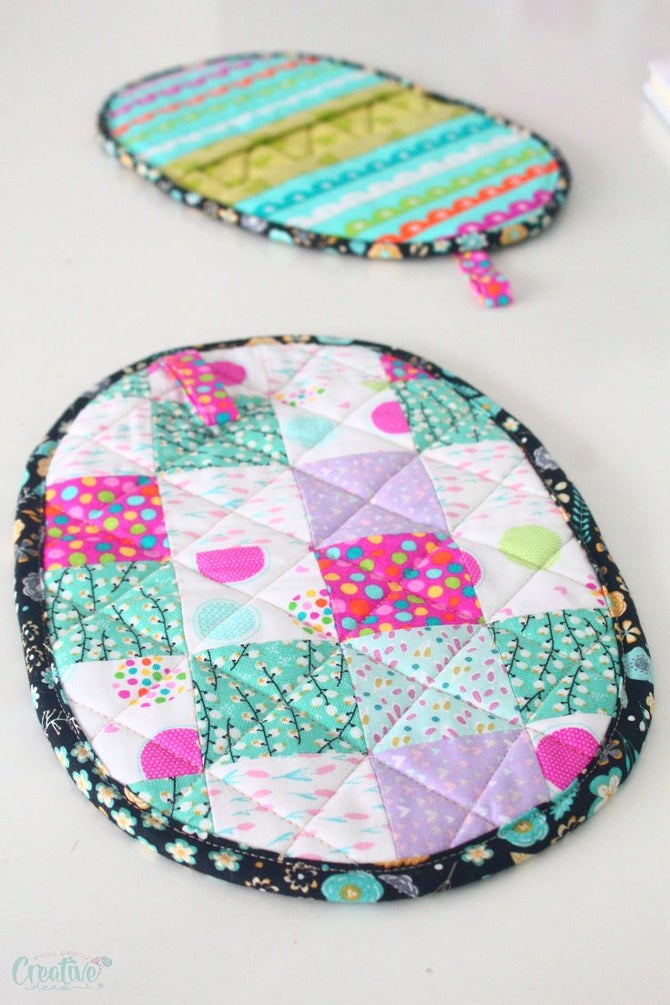 Quilted patchwork potholders pattern - Payhip