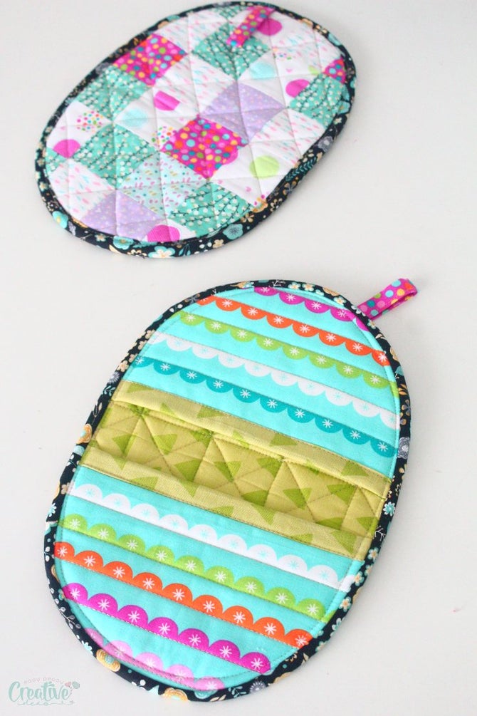 Quilted patchwork potholders pattern - Payhip