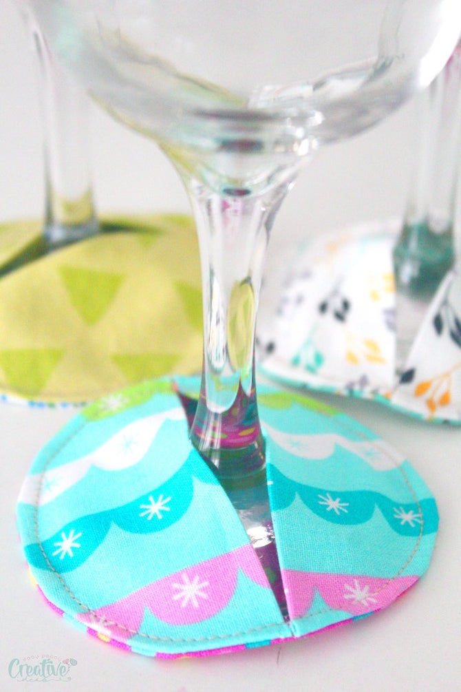 Wine glass coasters/slippers sewing tutorial - Payhip