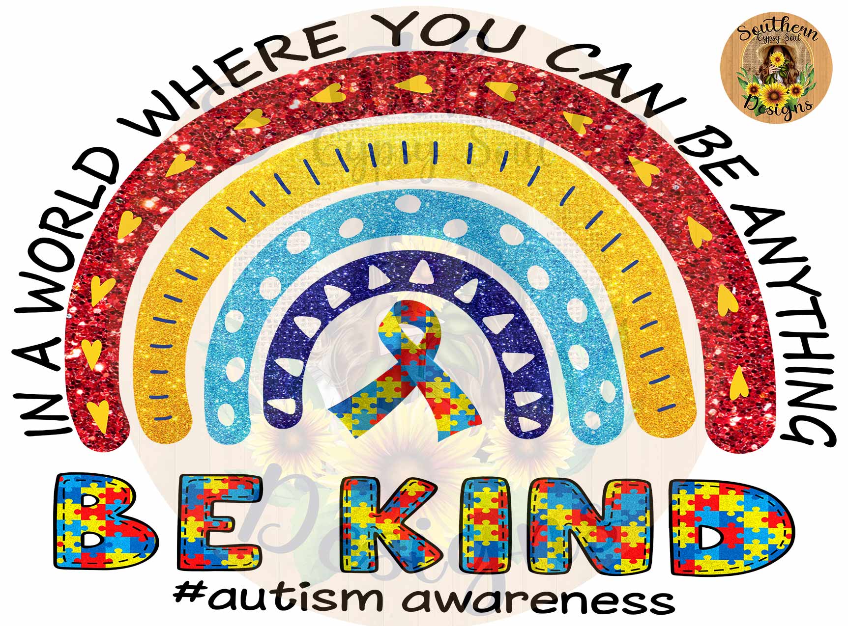 In a world where you can be anything be kind Autism awareness - Payhip
