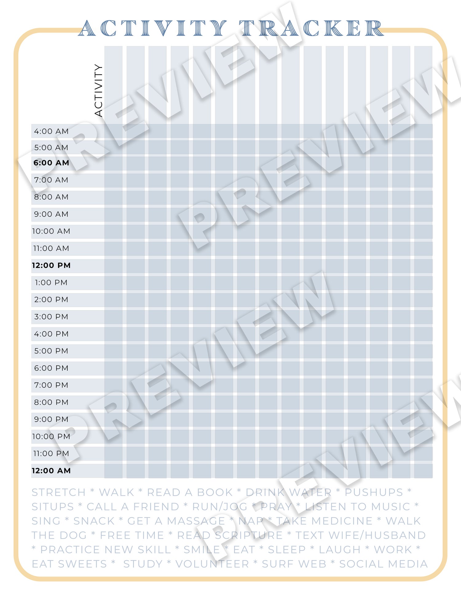 Daily Tracker - Payhip