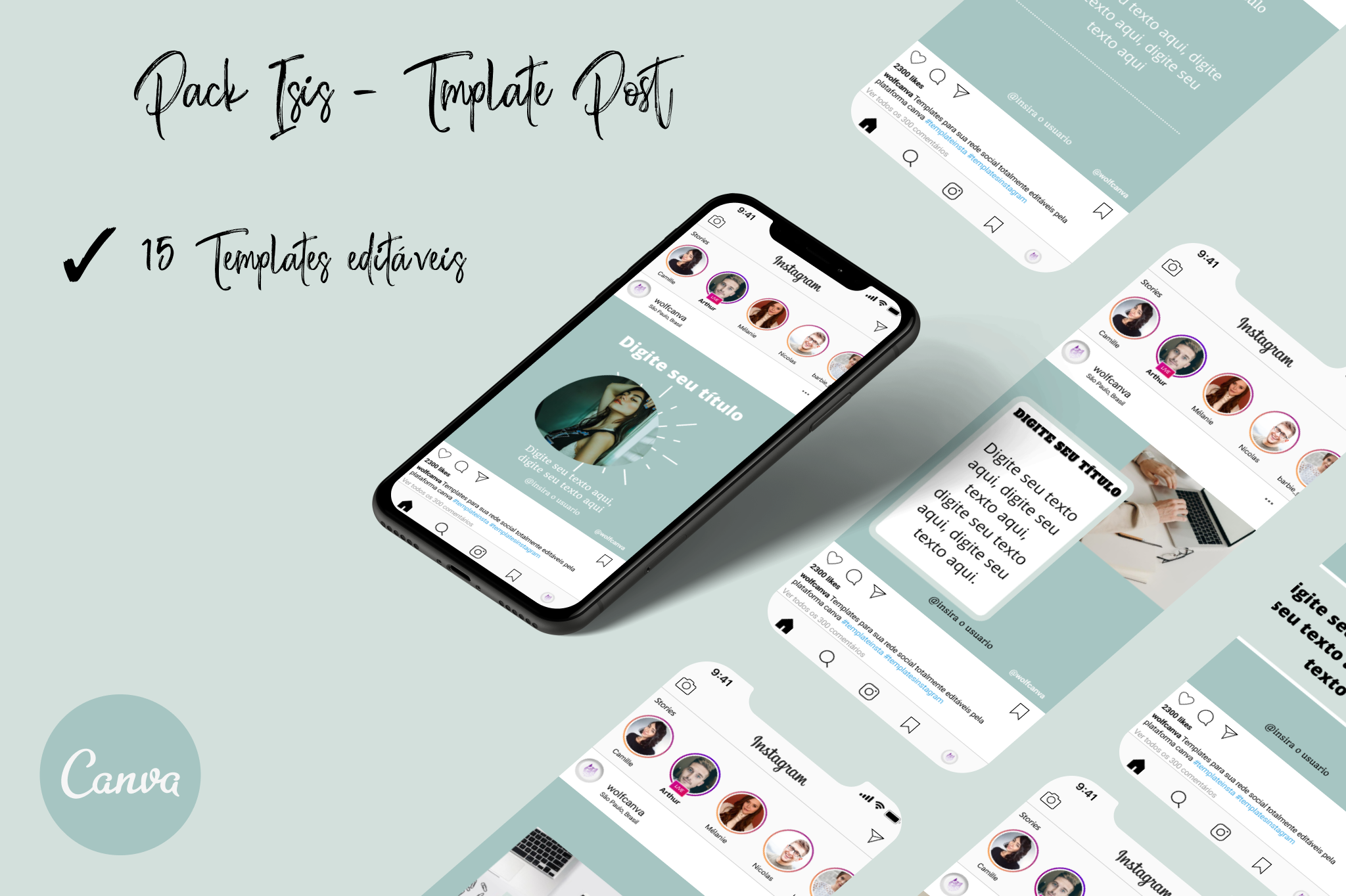 Pack Isis - Template Posts - Payhip