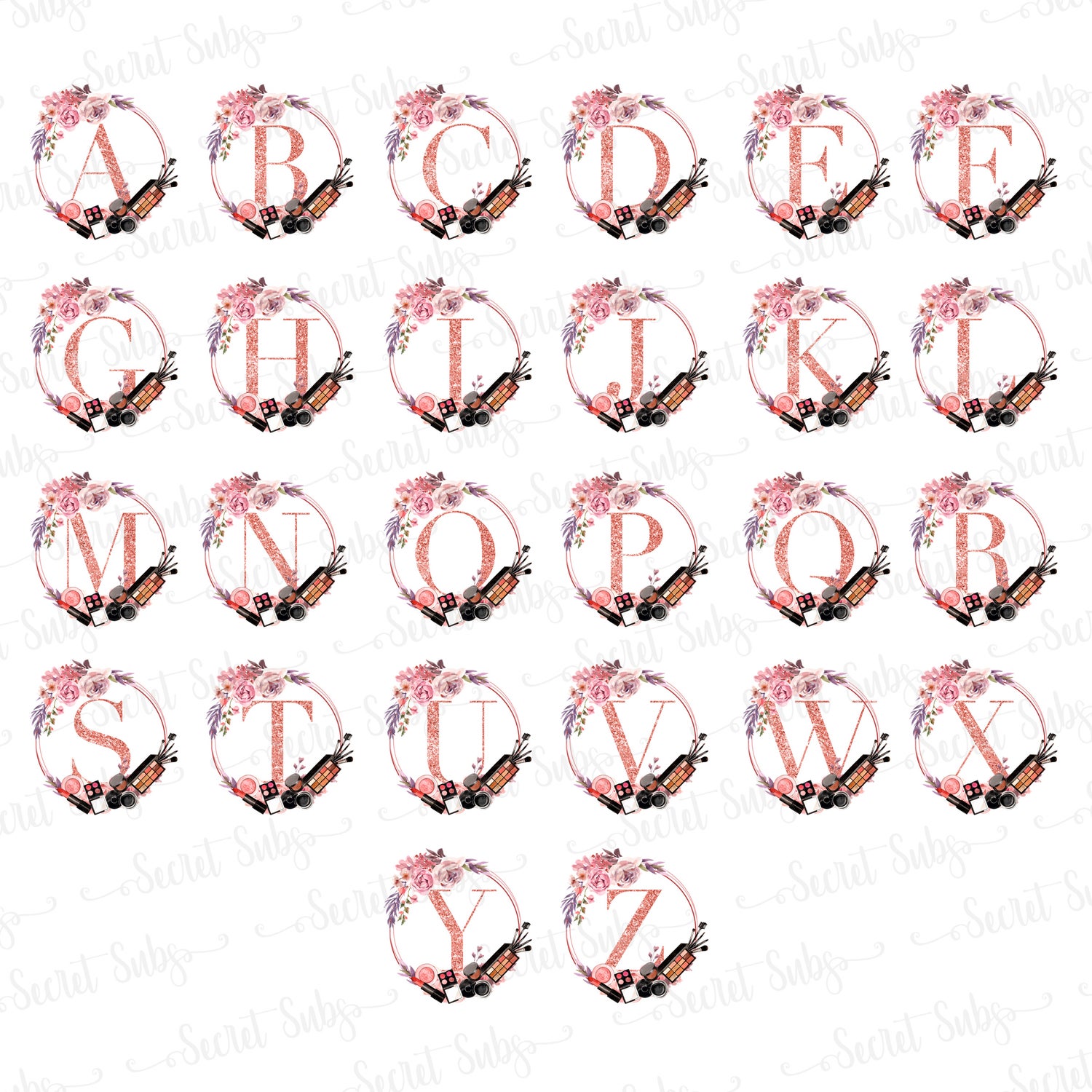 Makeup Alphabet Set - Payhip